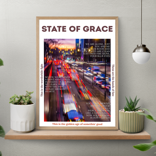 State Of Grace – Aesthetic Poster – Swift To The Core